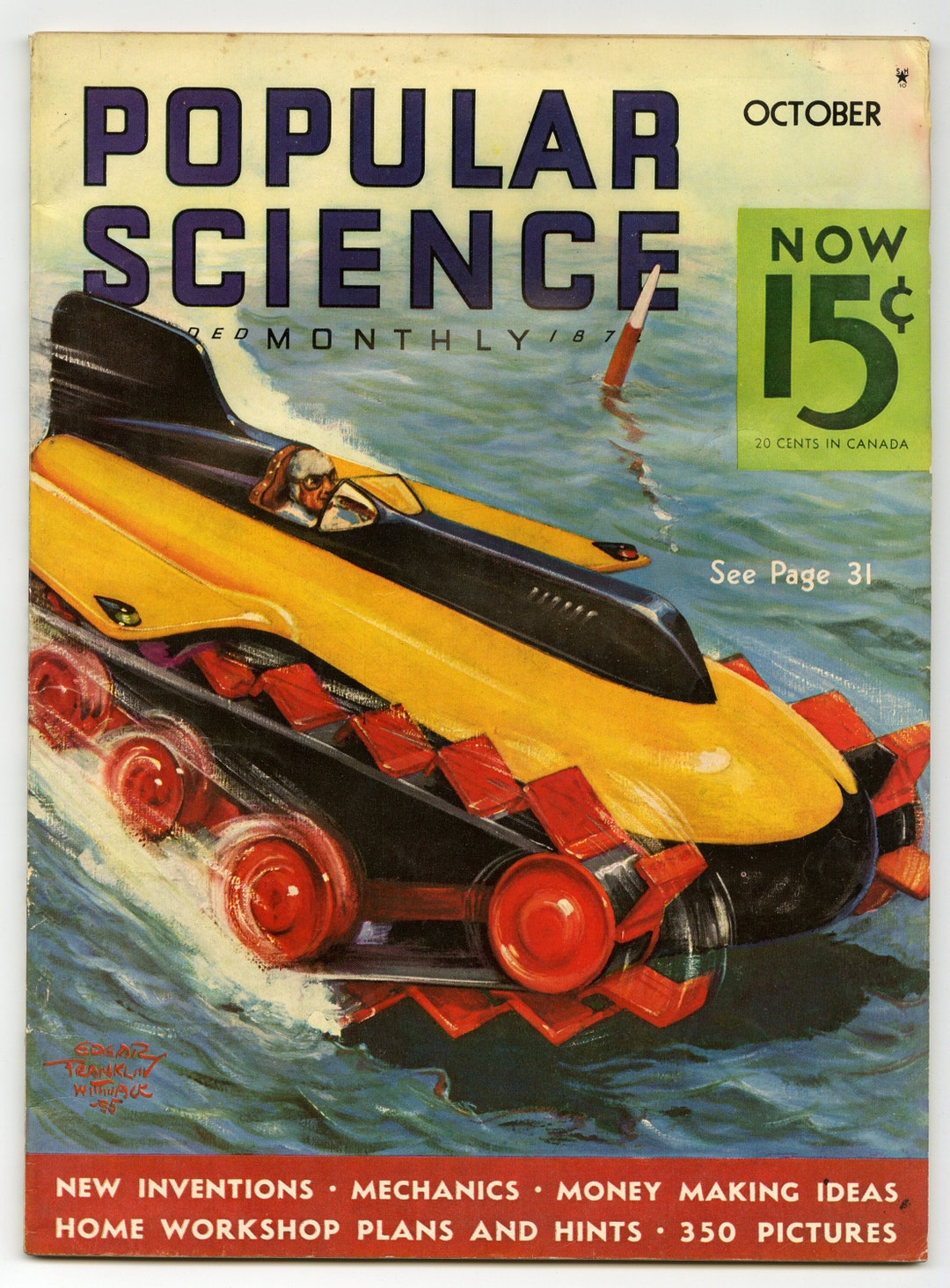 POPULAR SCIENCE MAGAZINE, Circa 1928. Vintage. - Etsy