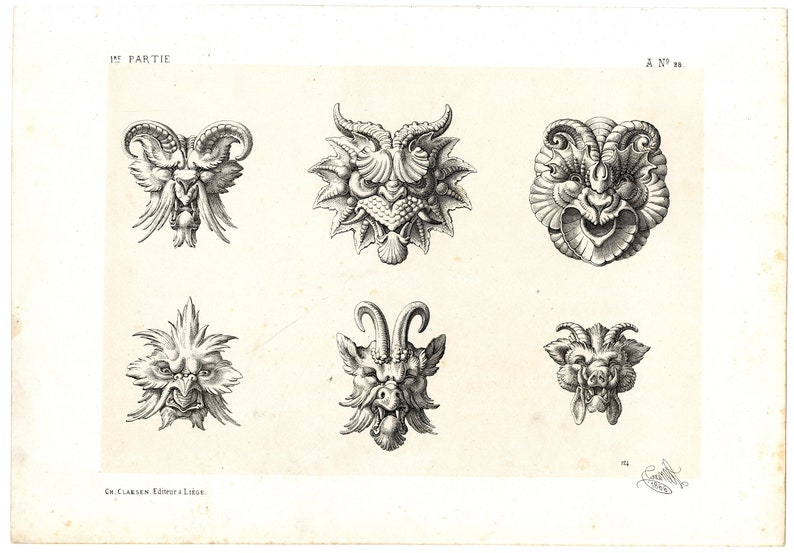 FANTASMAGORY ILLUSTRATION. Circa 1890, Vintage - Etsy