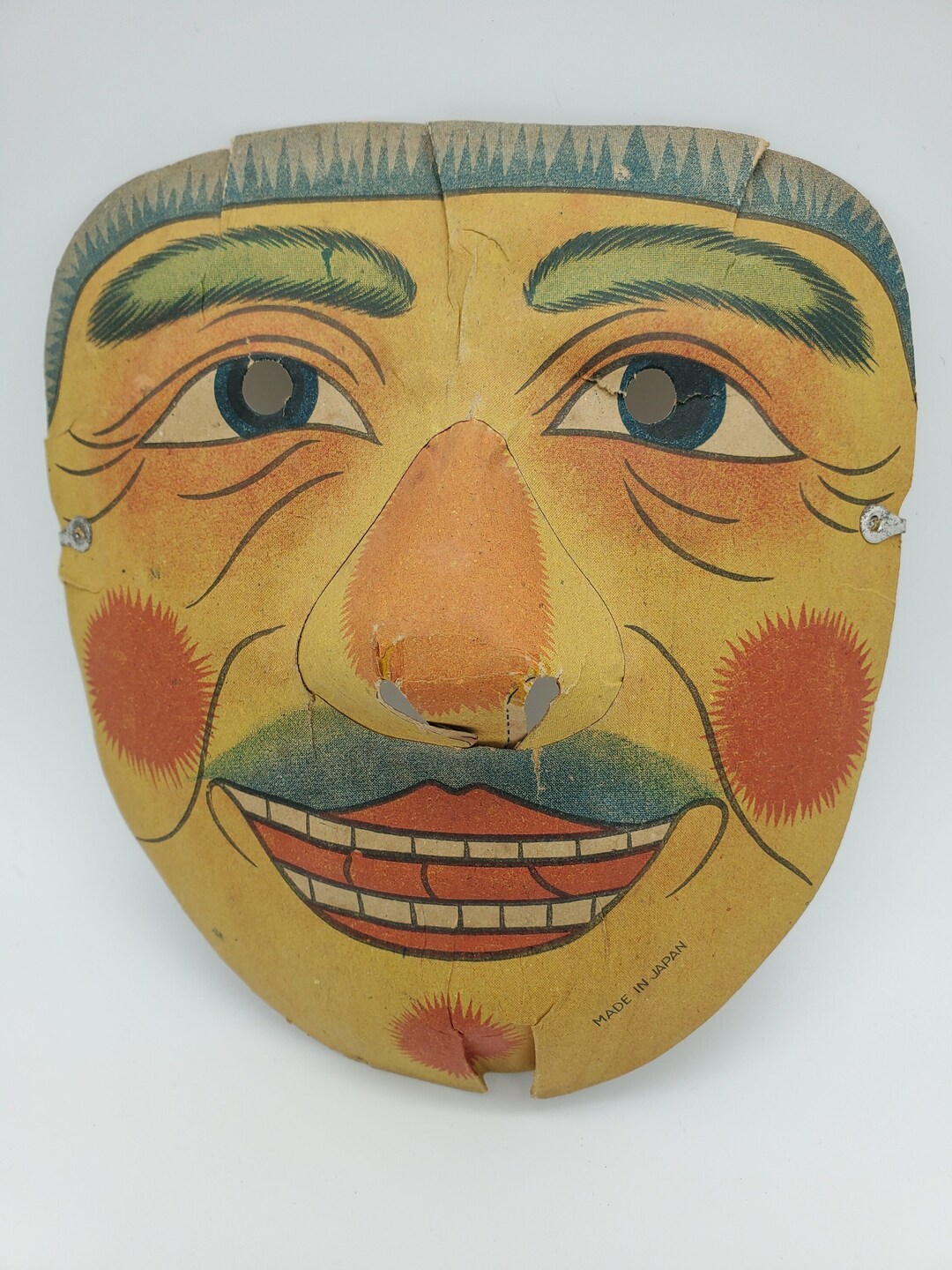 5 ANTIQUE PAPER MASKS - Circa 1940, Vintage - Etsy