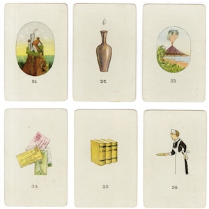 TEUILA FORTUNE TELLING Cards, Complete Set. Made 1923, Antique - Etsy