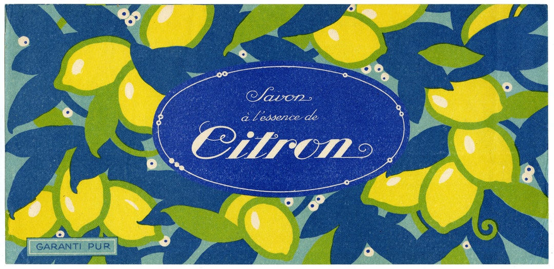 FRENCH PERFUME LABEL, Circa 1930, Vintage - Etsy