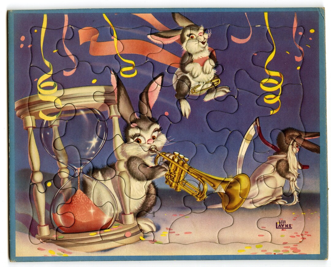 4 JIGSAW PUZZLES - Set. Circa 1940, Vintage - Etsy