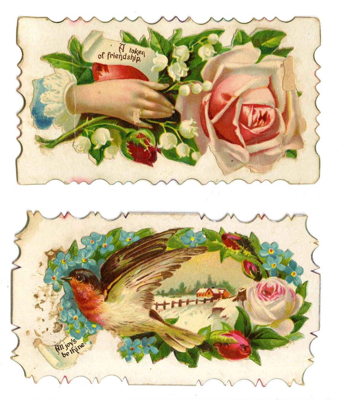 8 VICTORIAN CALLING CARDS. Circa 1910, Original & Antique - Etsy