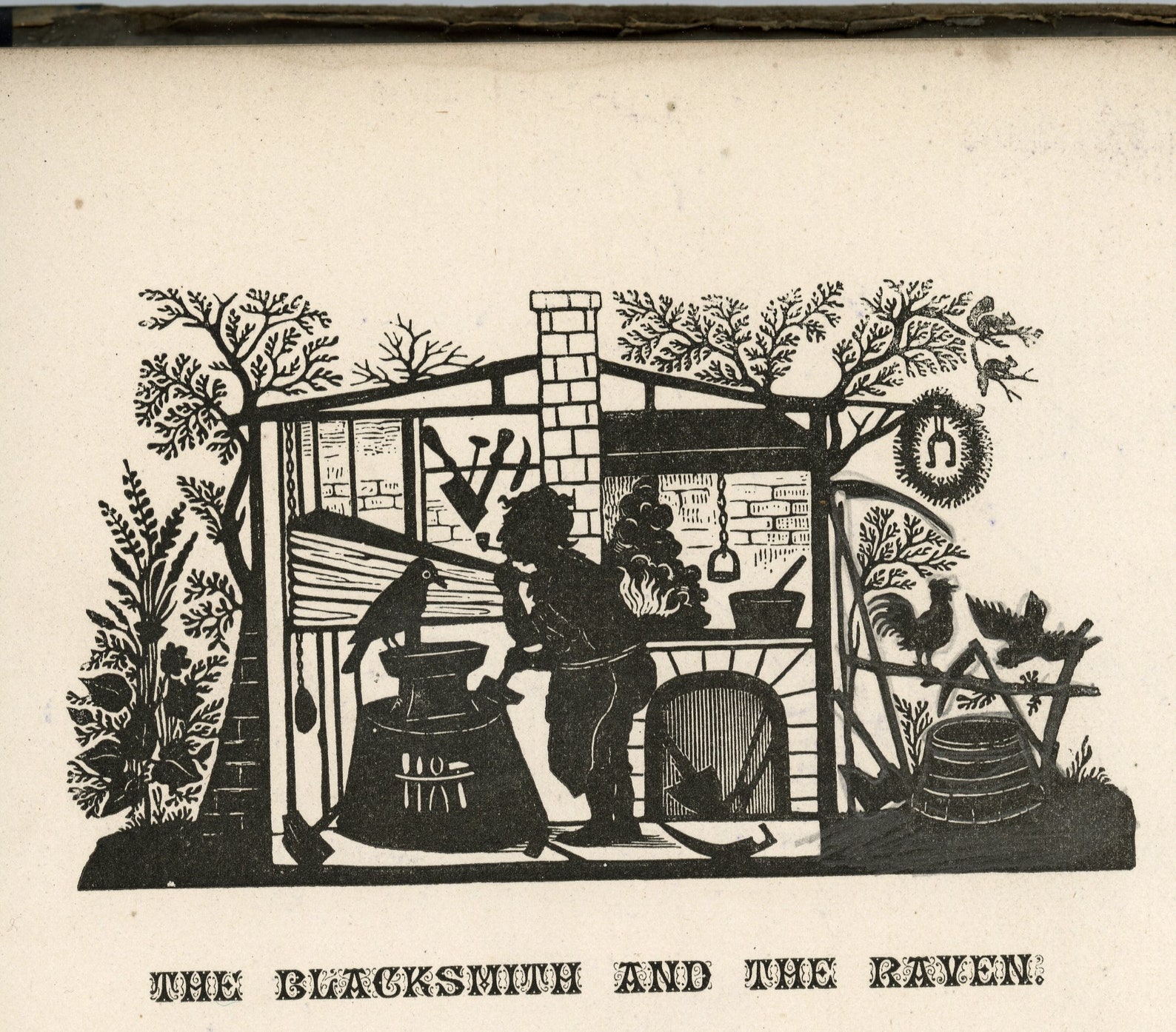 CHARMING BOOK of SILHOUETTES, With Rhymes. Dated 1879. Titled frolics ...