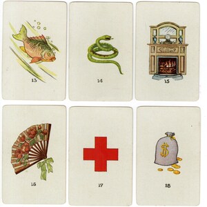 TEUILA FORTUNE TELLING Cards, Complete Set. Made 1923, Antique - Etsy