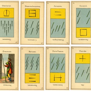 RARE FRENCH TAROT Deck. Complete: 78 Cards. Circa 1890, Original ...
