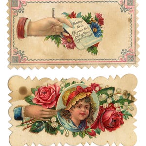 8 VICTORIAN CALLING CARDS. Circa 1910, Original & Antique - Etsy