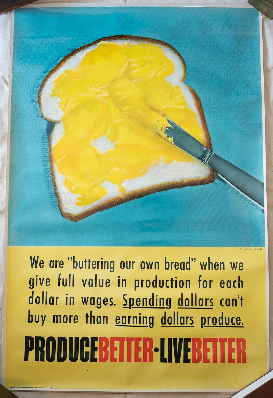 INDUSTRIAL PROPOGANDA POSTER, Circa 1940, Vintage - Etsy