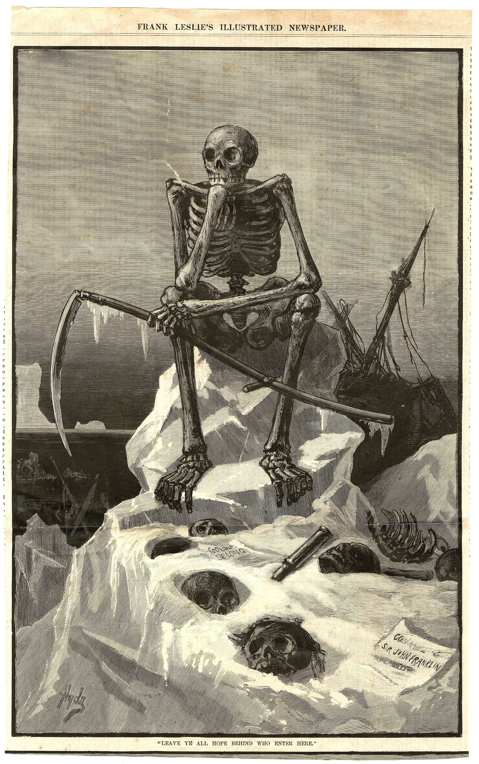ILLUSTRATION, SKELETON, Circa Late 1800's. - Etsy