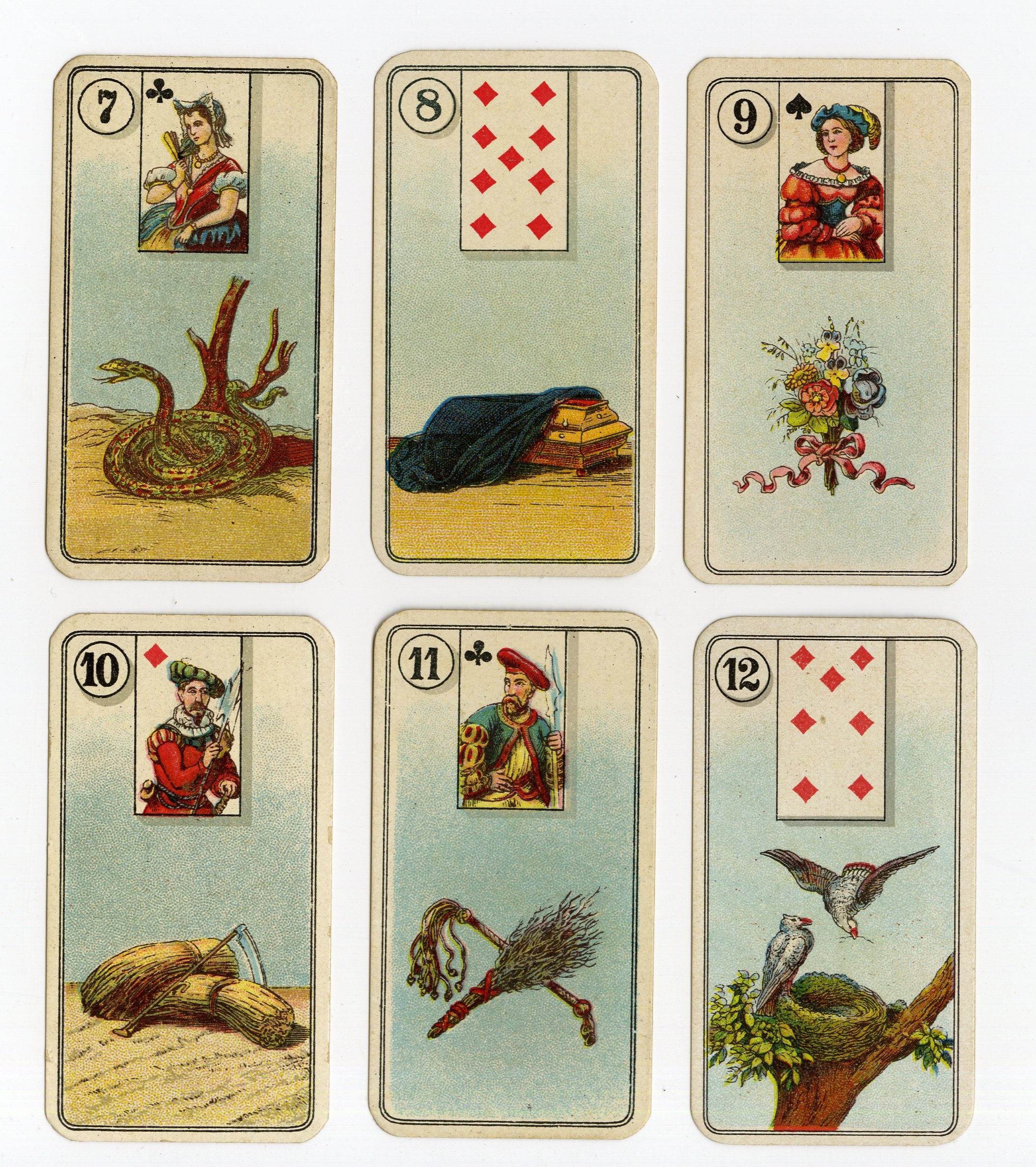 FORTUNE TELLING CARDS, Circa 1920, Vintage & Complete - Etsy