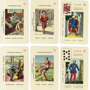 FORTUNE TELLING CARDS. Circa 1950's, Original & Vintage - Etsy