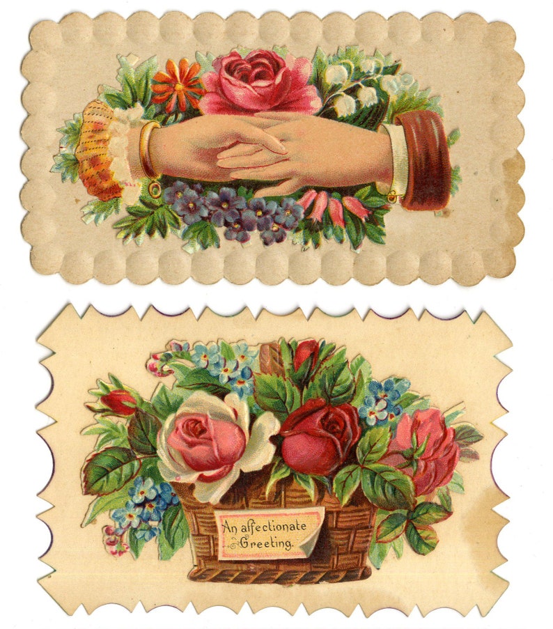 8 VICTORIAN CALLING CARDS. Circa 1910, Original & Antique - Etsy