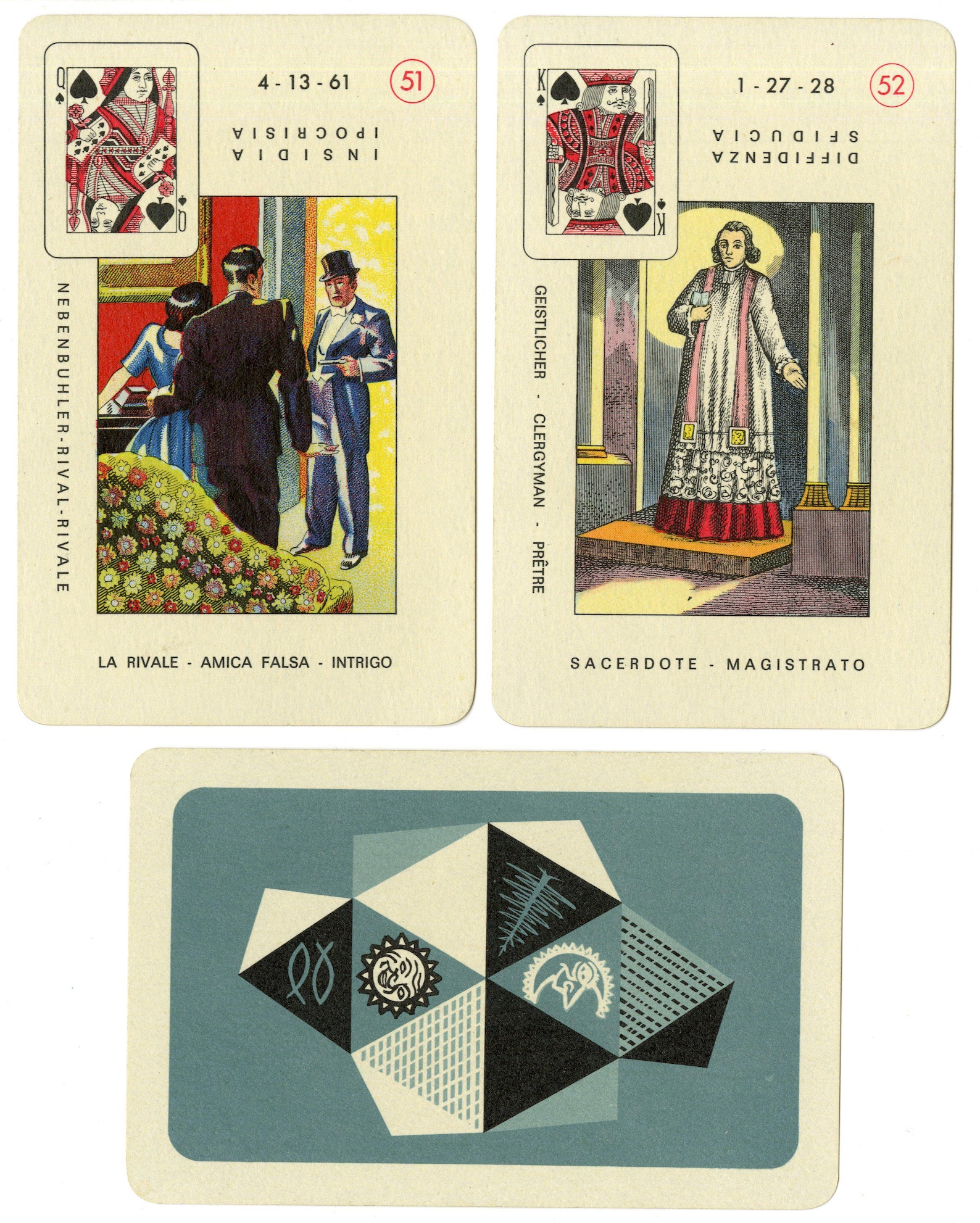 FORTUNE TELLING CARDS. Circa 1950's, Original & Vintage - Etsy