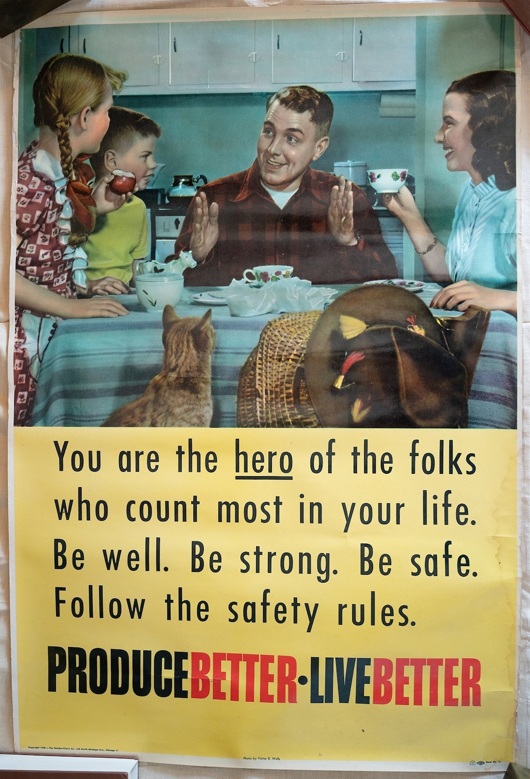INDUSTRIAL PROPAGANDA POSTER, Circa 1940, Vintage - Etsy