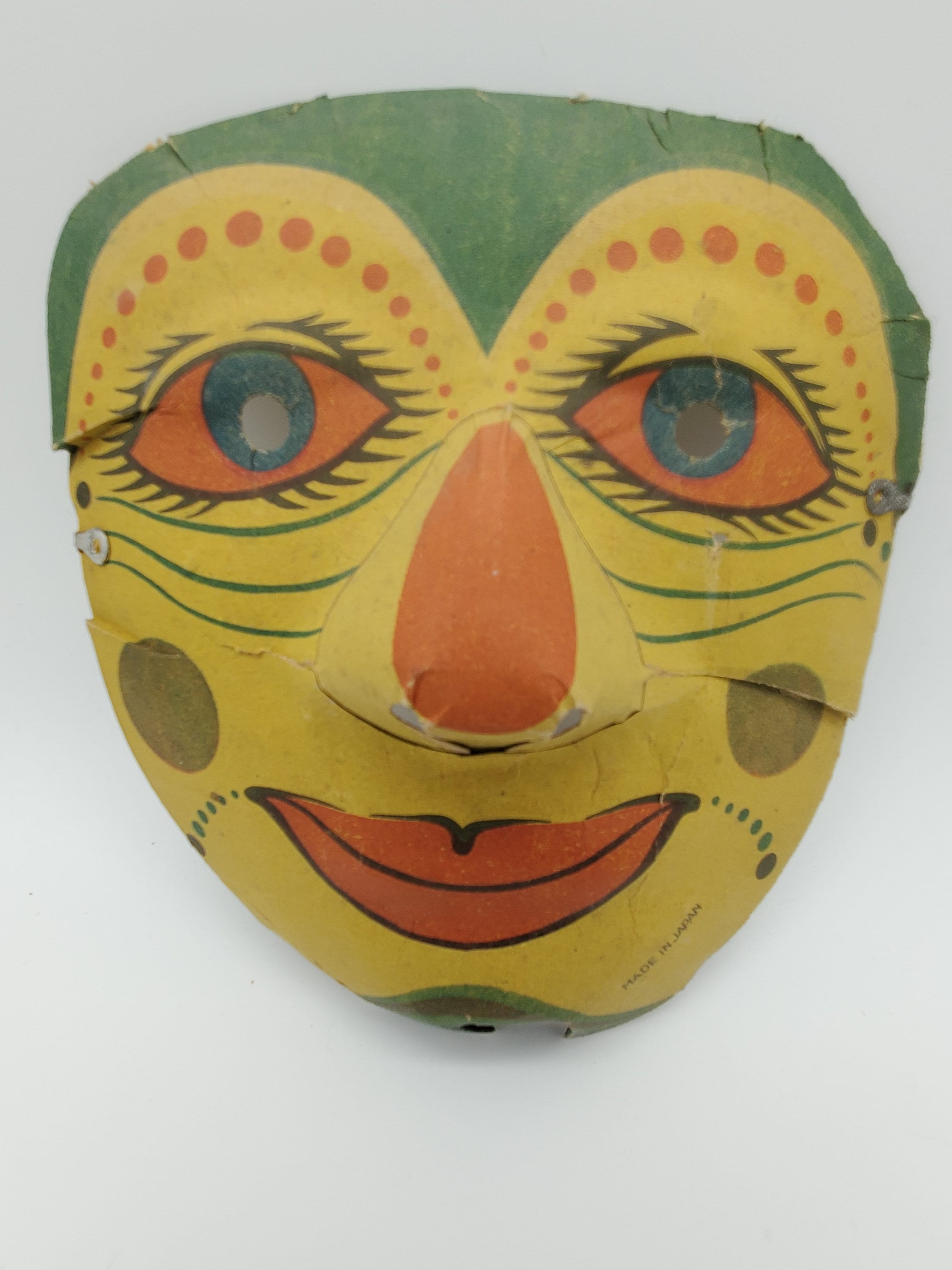 5 ANTIQUE PAPER MASKS - Circa 1940, Vintage - Etsy