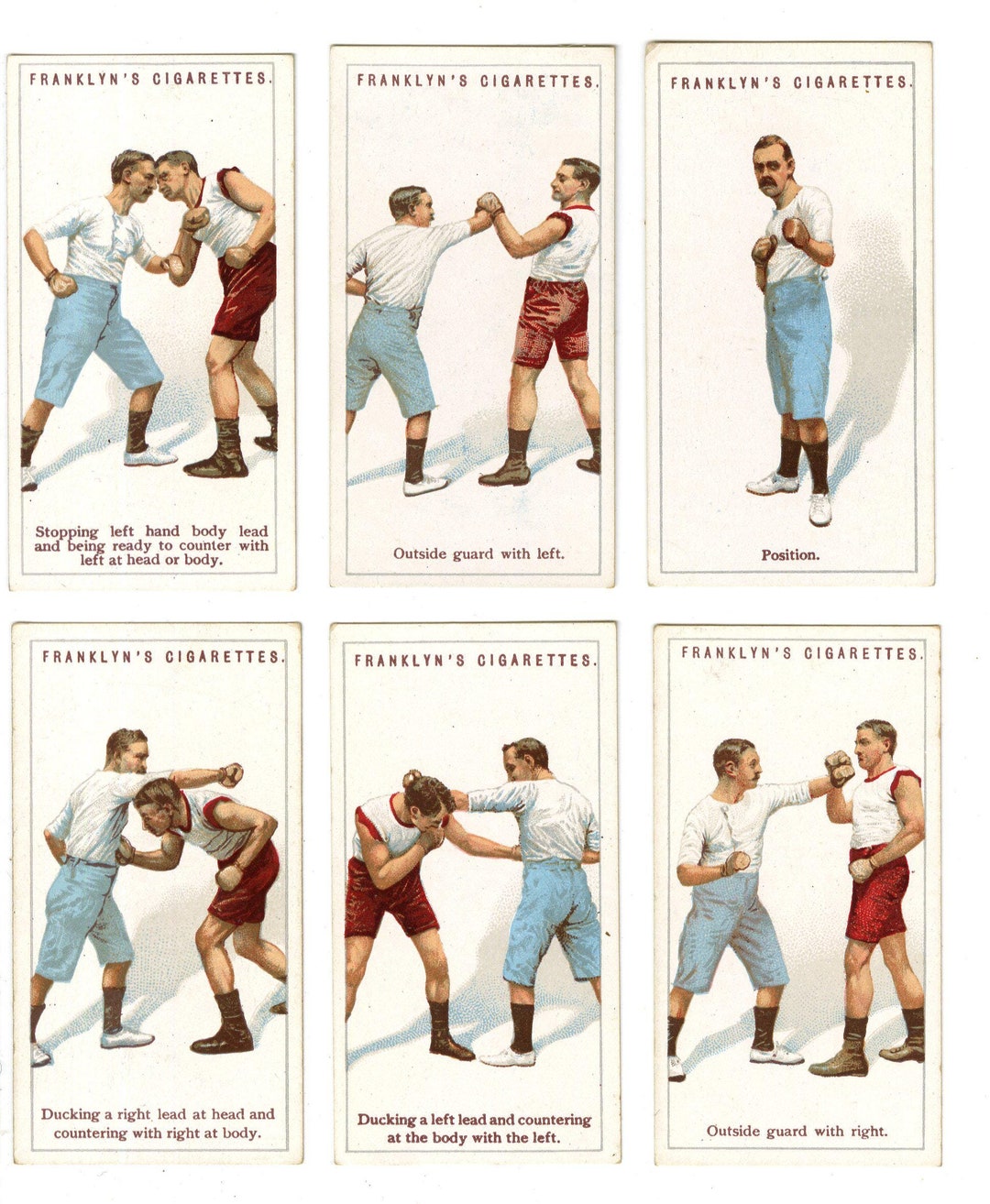 BOXING TRADE CARDS. Circa 1920, Original & Antique - Etsy