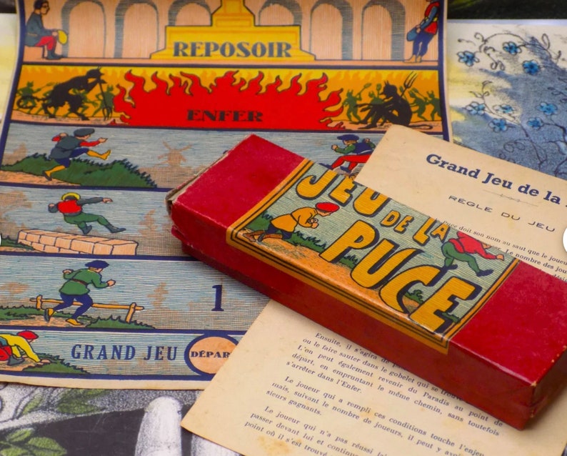 FRENCH ANTIQUE GAME, Circa 1930. - Etsy