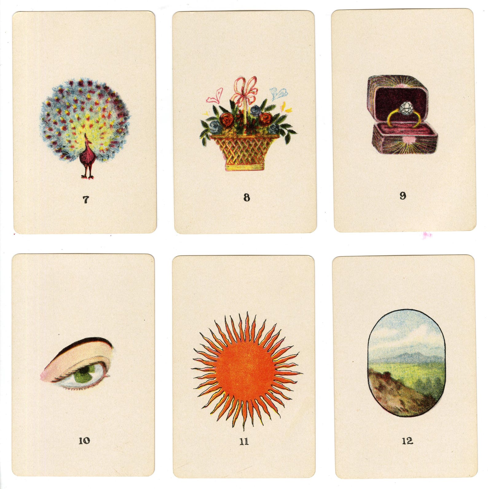 TEUILA FORTUNE TELLING Cards, Complete Set. Made 1923, Antique - Etsy