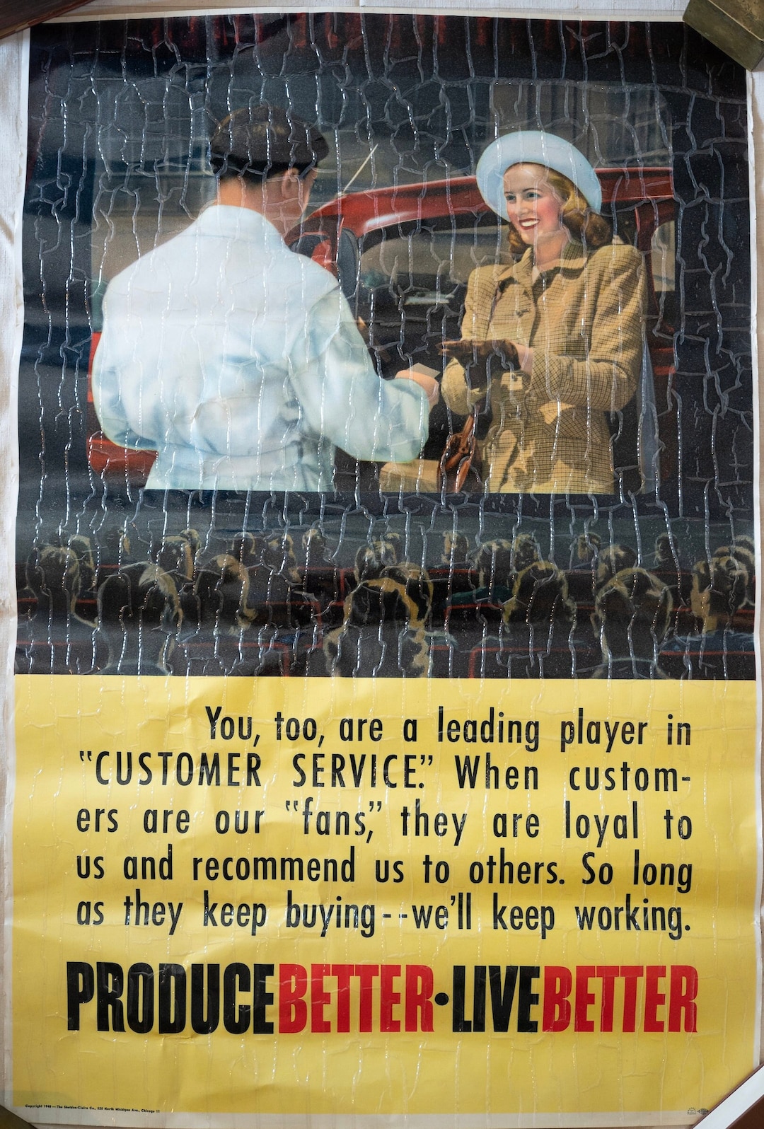 INDUSTRIAL PROPAGANDA POSTER, Circa 1940, Vintage - Etsy