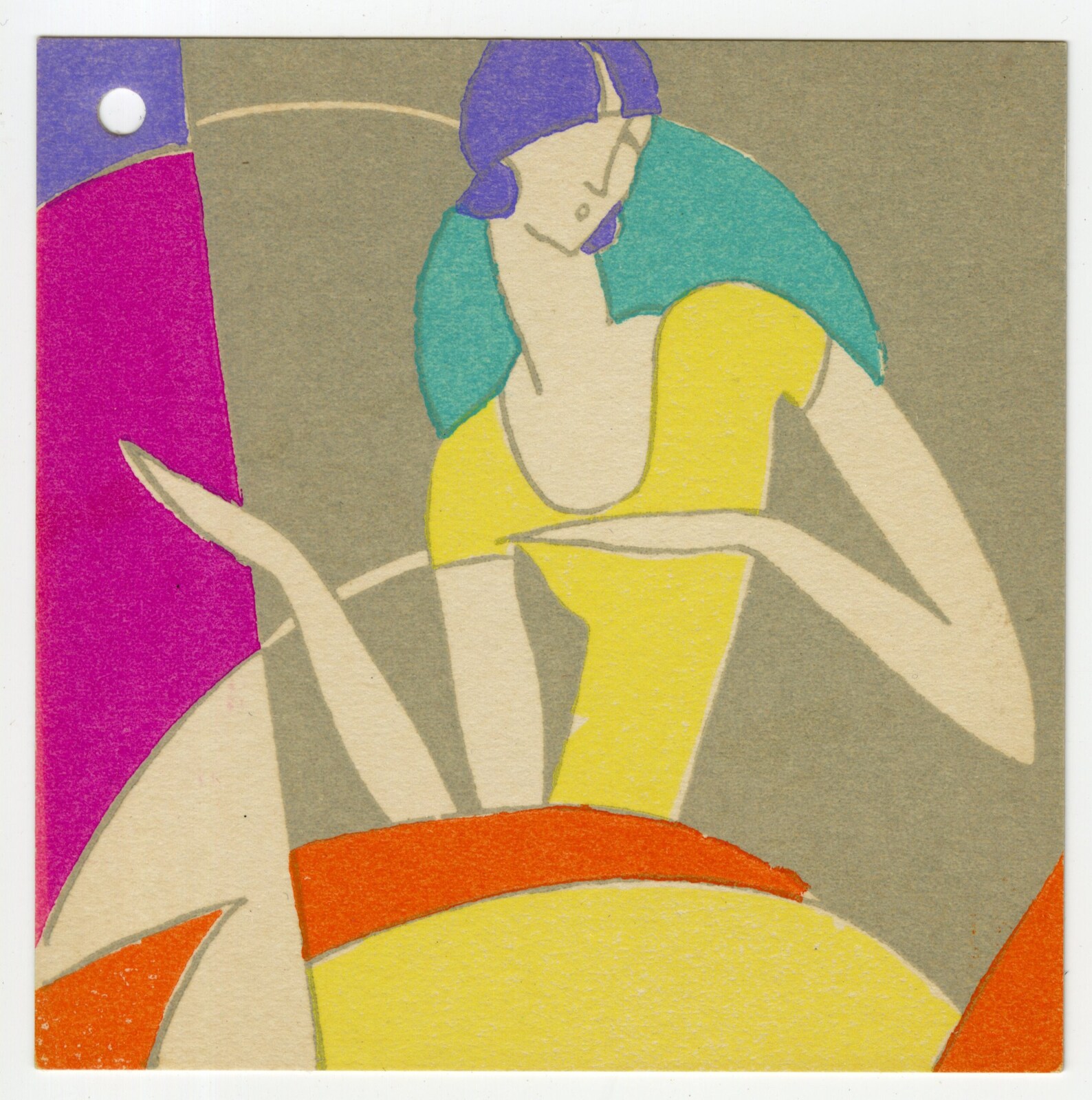 BRIDGE TALLY CARD. Art Deco, Circa 1930, Vintage - Etsy