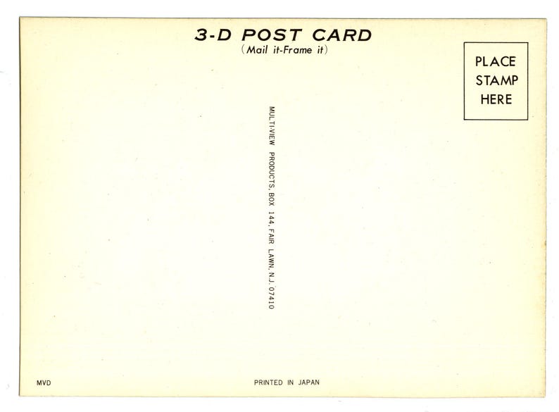 THREE 3-D OUTER SPACE Postcards. Circa 1960, Vintage - Etsy