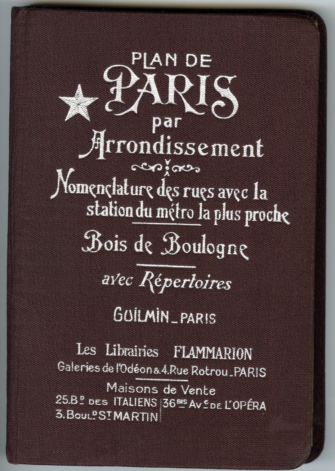 PARIS MAP, Circa 1920. Vintage - Etsy