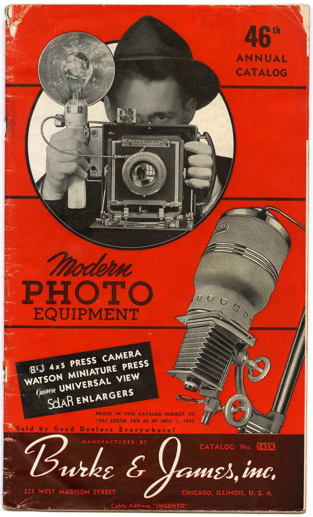 PHOTOGRAPHY / CAMERA CATALOG. Circa 1940, Vintage - Etsy