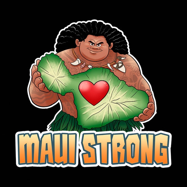 Maui Strong Sticker - Etsy