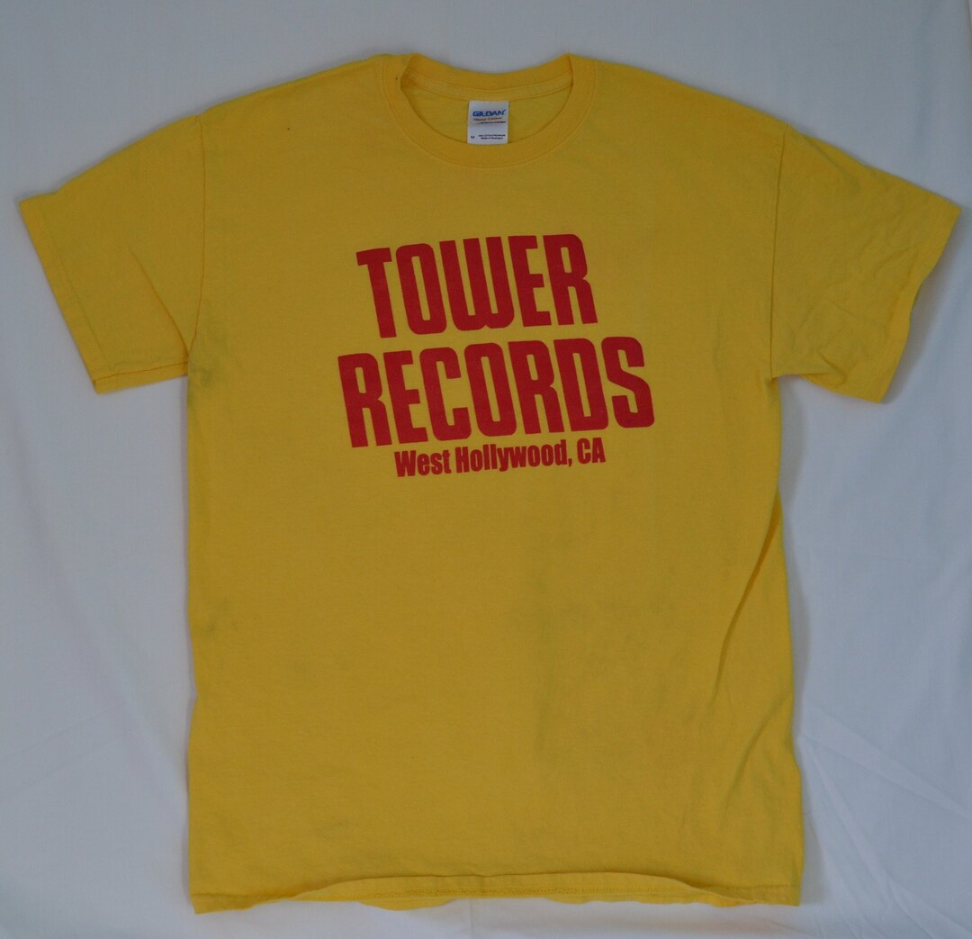 Vintage Tower Records T Shirt Professionally Screenprinted & Free ...