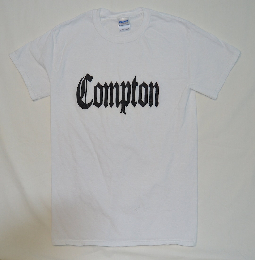 Compton T-shirt: Vintage Style Screenprinted Graphic Tee - Etsy