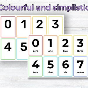 PRINTABLE NUMBER FLASHCARDS | Number Flashcards for English Learners ...
