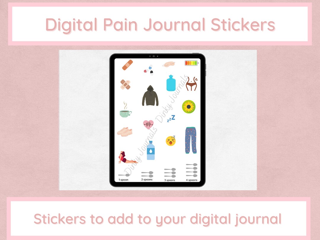 Chronic Pain Digital Stickers | Digital Stickers Goodnotes | Hidden ...