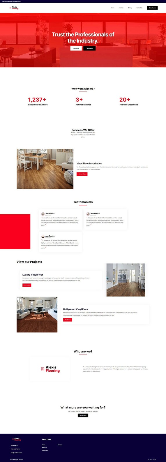 Service Industry Template Next JS React - Etsy