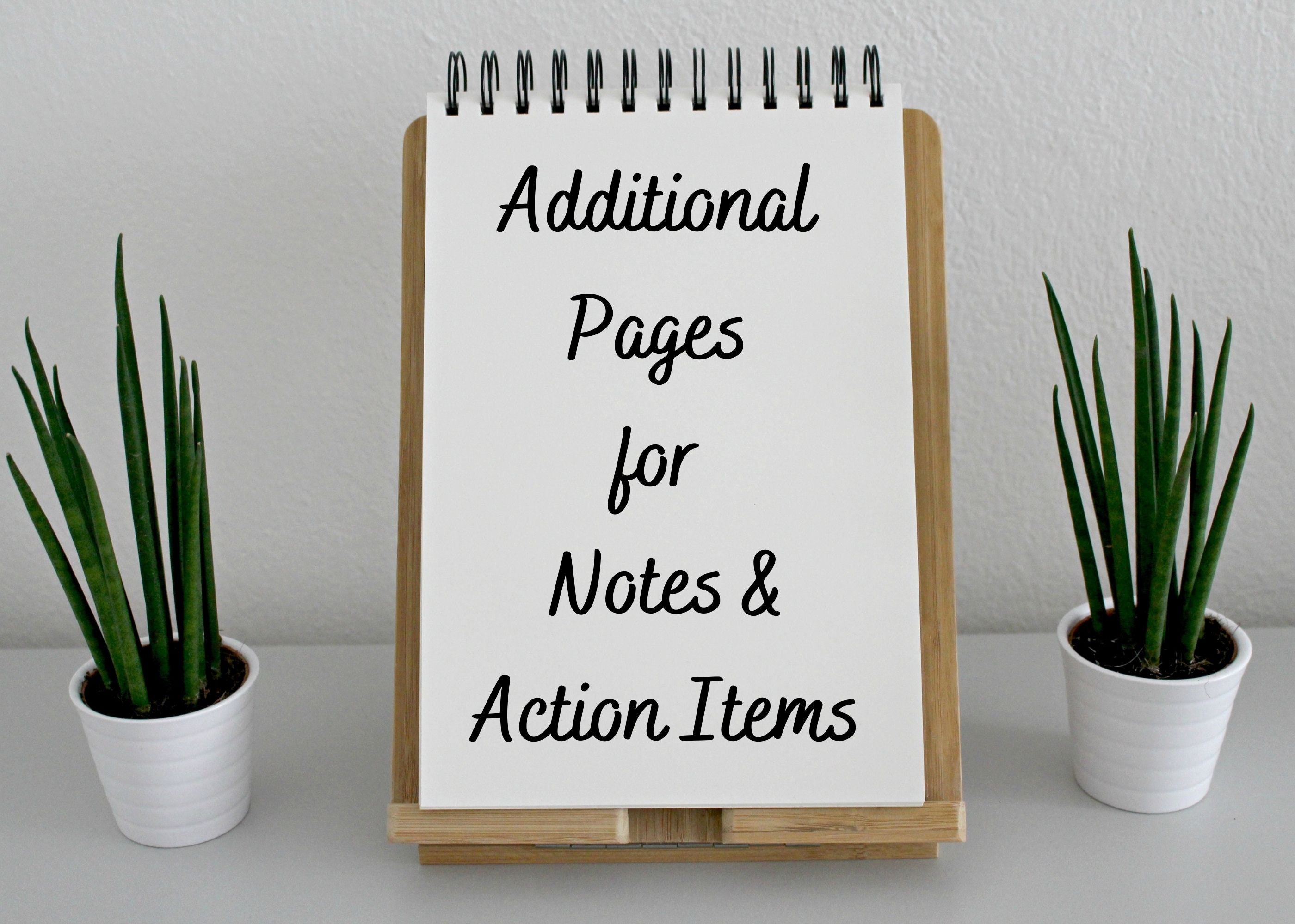 Digital Meeting Minutes, Lucky Clover, Printable Notes Template - Etsy