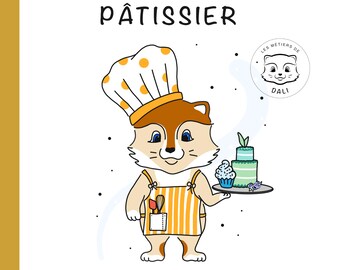 Pastry Chef Supplies Fabric Panel - Etsy