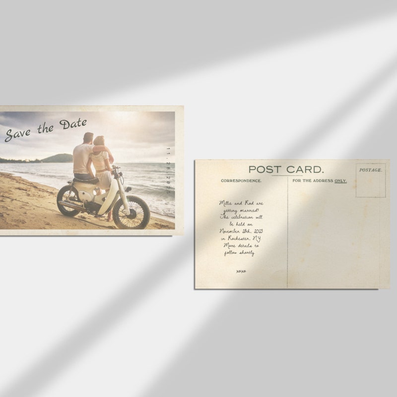 Postcard Invite - Etsy