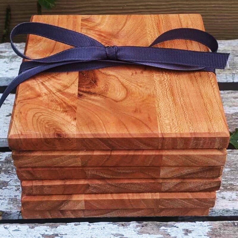 Wood Drink Coasters - Etsy