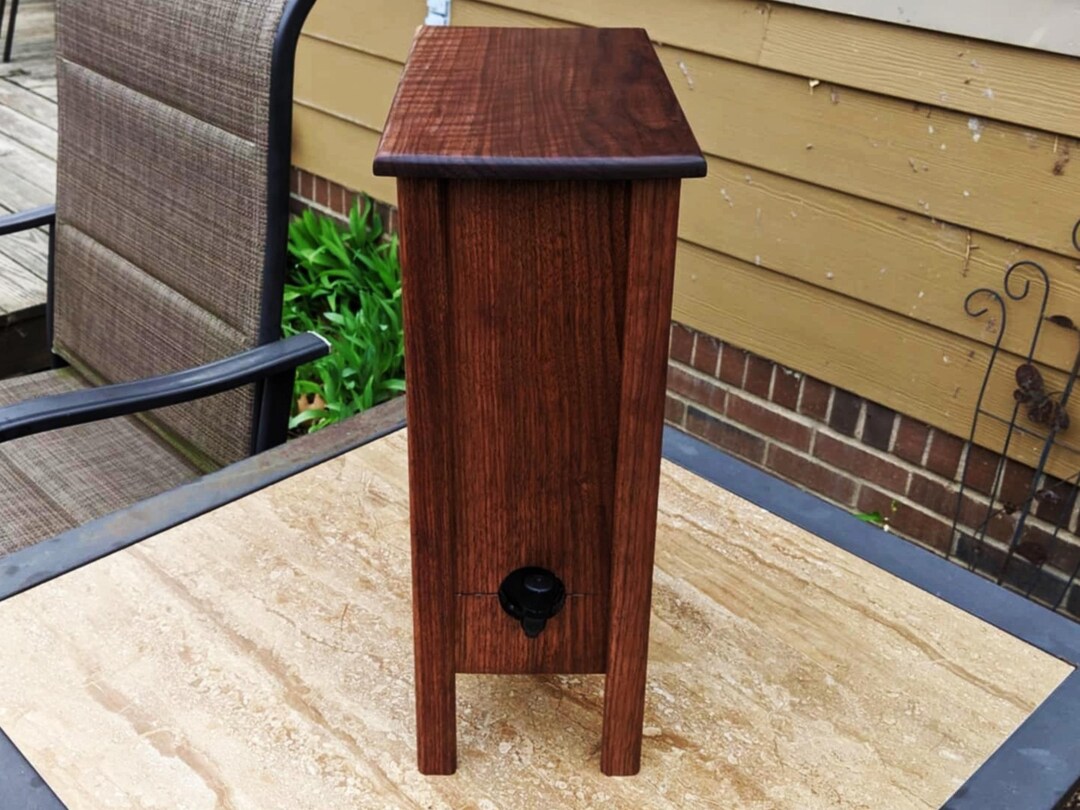 5 Liter Wooden Wine Box Dispenser, Box of Wine Stand, Wood Wine Box ...