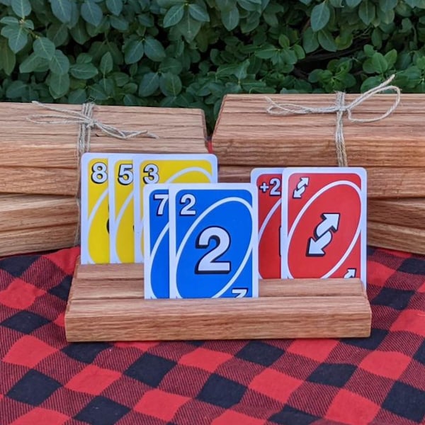 Playing Cards Wooden Holder - Etsy