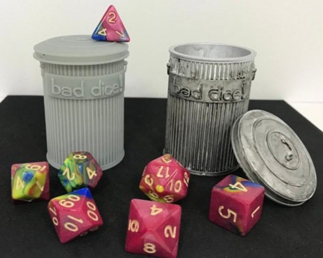 Dice Jail - Trash Can - Etsy