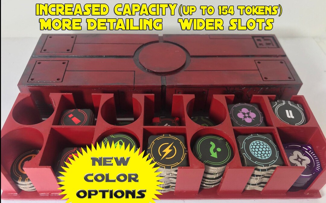 Cargo Box for X-wing Miniatures Game - Storage for Game Tokens- Resin ...