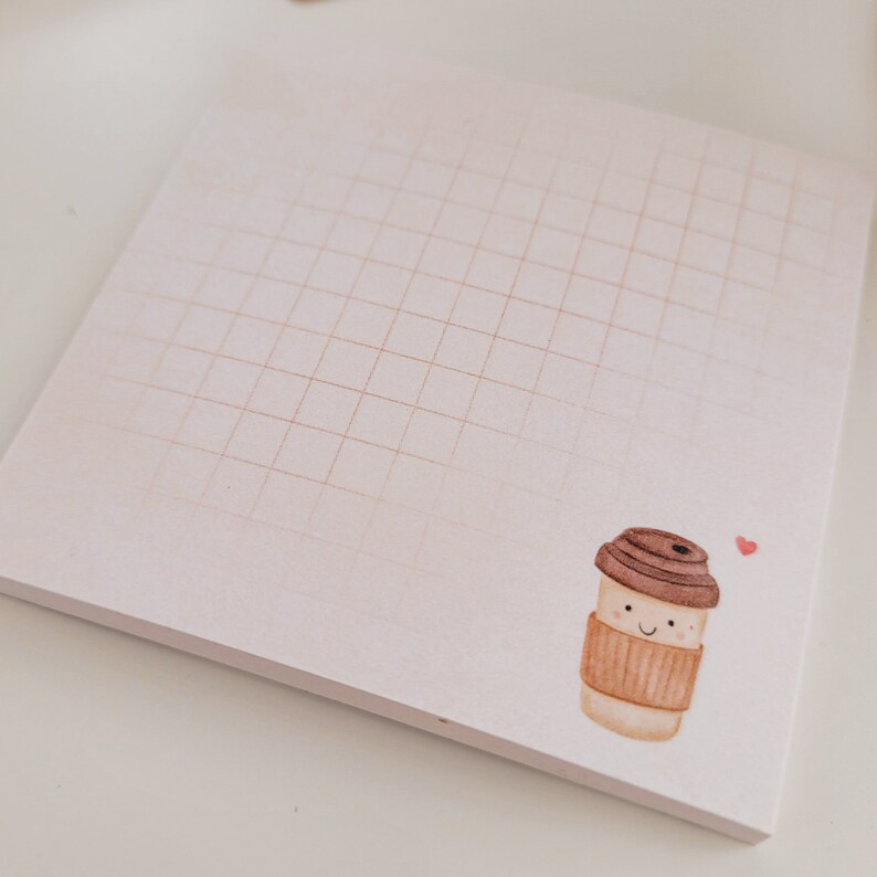 HOT COFFEE Sticky Notes Post-it Notes Notepad Memo Posts Stationery ...