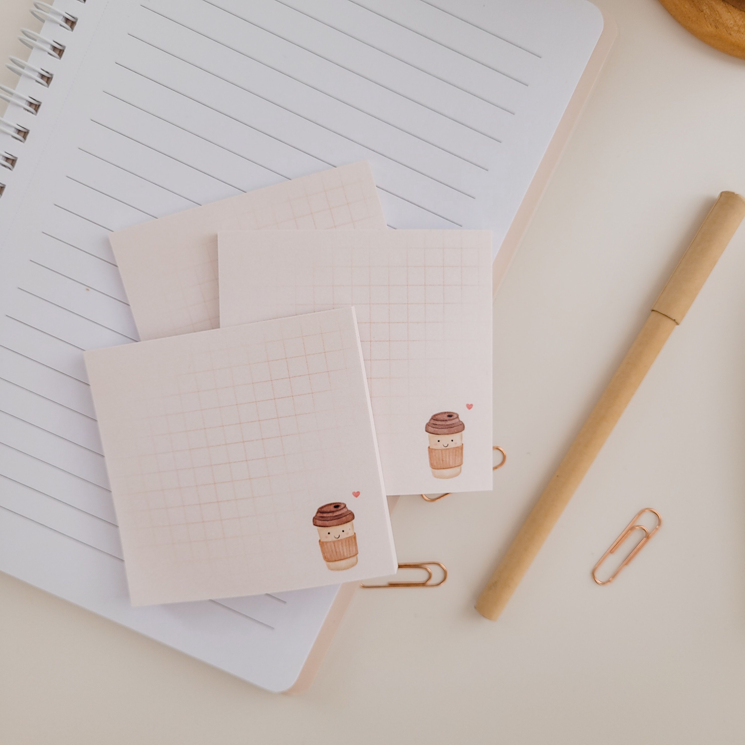 HOT COFFEE Sticky Notes Post-it Notes Notepad Memo Posts Stationery ...