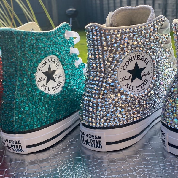 Embellished Converse - Etsy