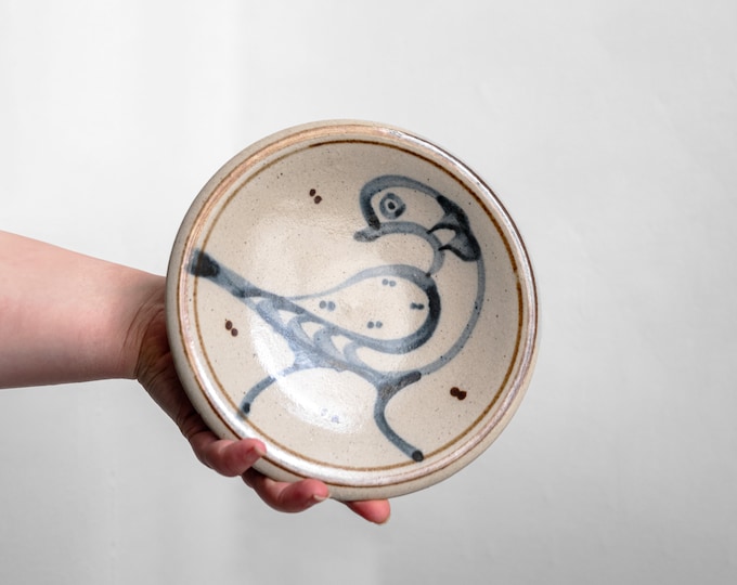 Svend Bayer Footed Stoneware Bird Bowl | 20th Century Studio Pottery ...