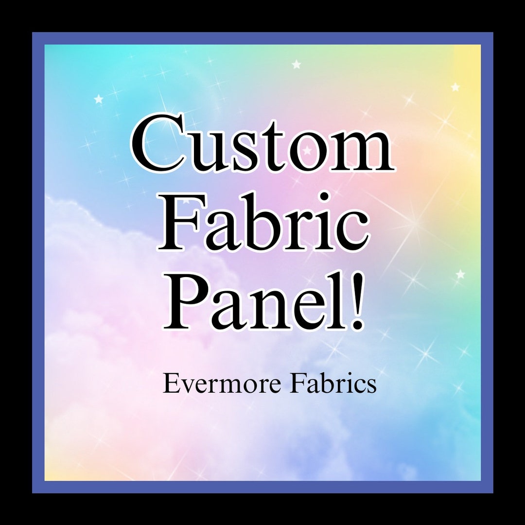 Custom Fabric Panel, Print Your Photo on Fabric, Your Text on Fabric - Etsy