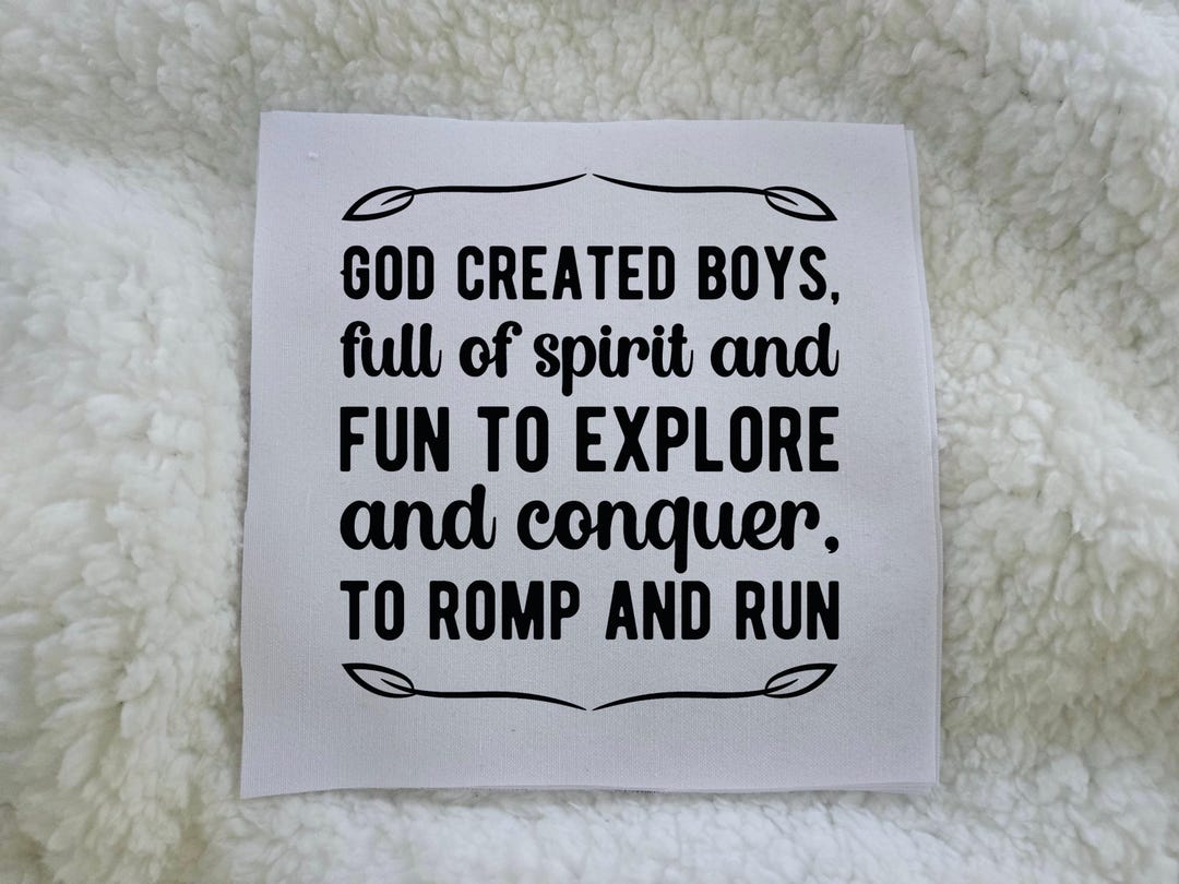 Baby Boy Quote Fabric Panel, Quote Nursery Fabric Panel, Baby Boy ...