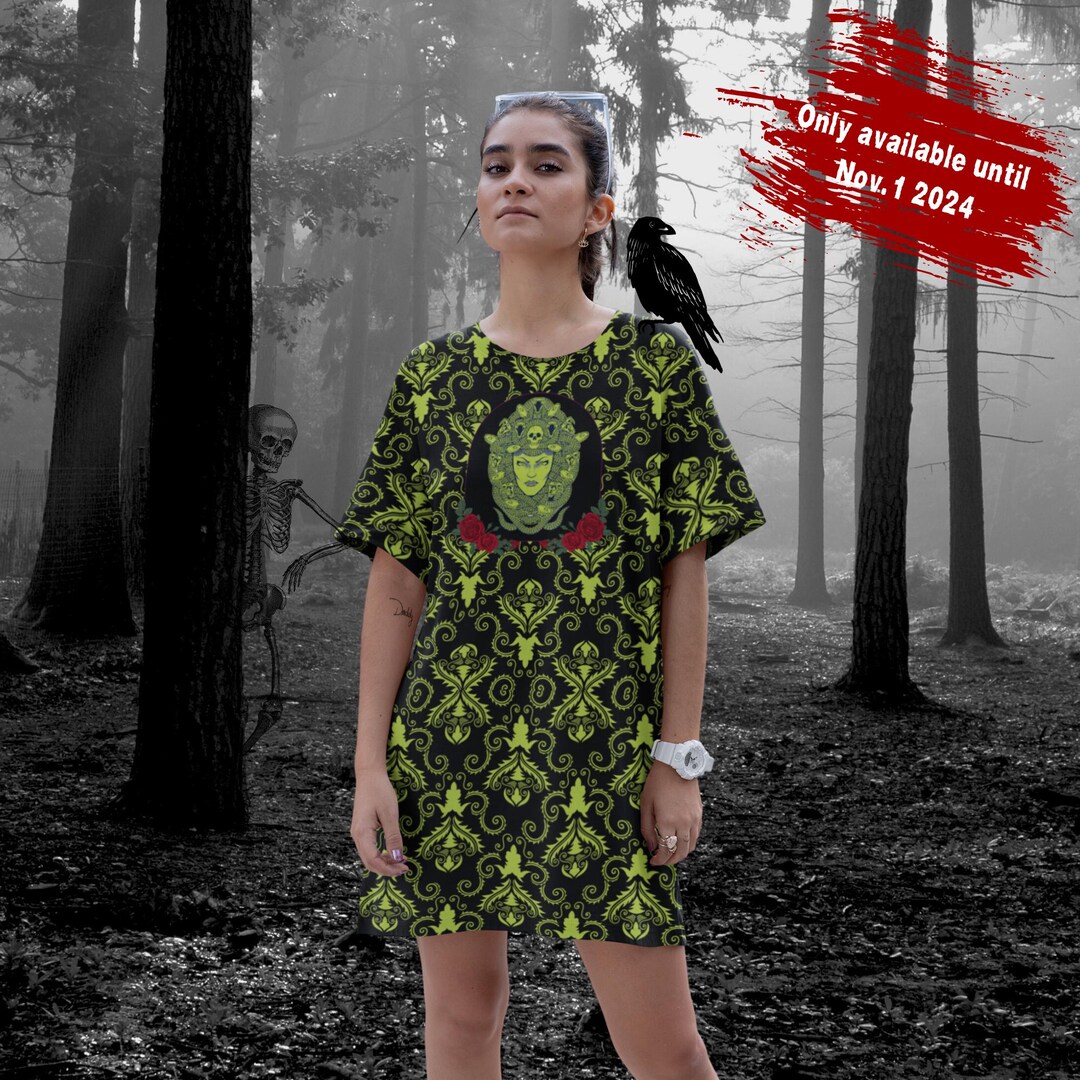 Cursed Beauty Alt GOTH AESTHETIC MEDUSA Top Retro Halloween Dress Alt ...