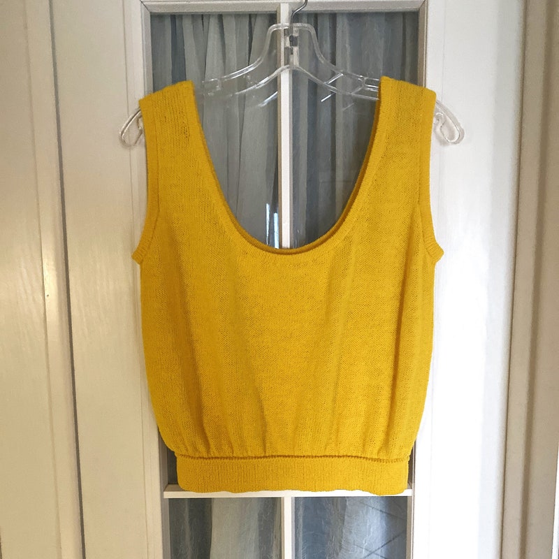 Yellow Tank Top - Etsy