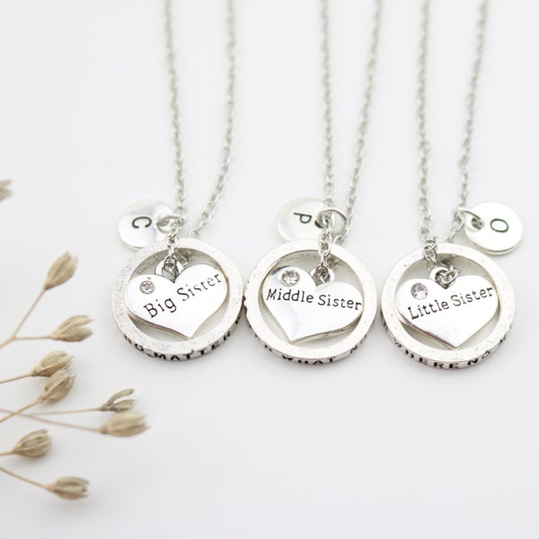 3 Sister Necklace - Etsy